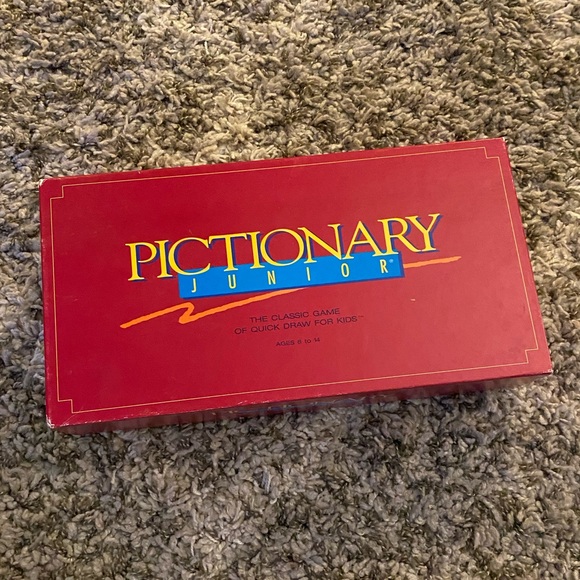golden | Games | Vintage Pictionary Jr Board Game | Poshmark